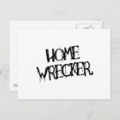 HOME WRECKER POSTCARD | Zazzle