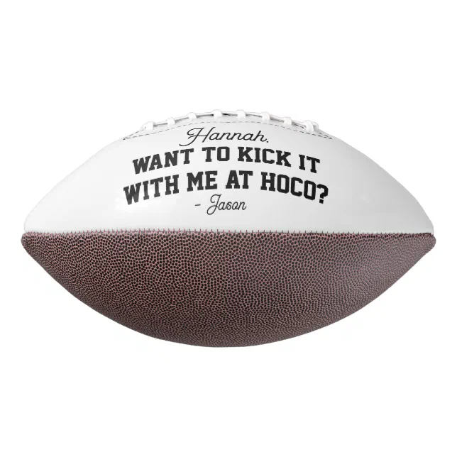 Homecoming Proposal HOCO Prom Proposal Ideas Football | Zazzle