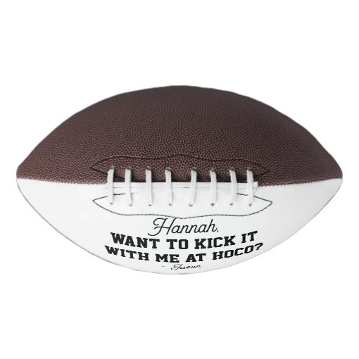 Homecoming Proposal HOCO Prom Proposal Ideas Football | Zazzle
