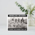 HOMELAND SECURITY Guarding The Borders since 1492 Postcard | Zazzle