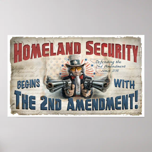 Homeland Security Poster | Zazzle