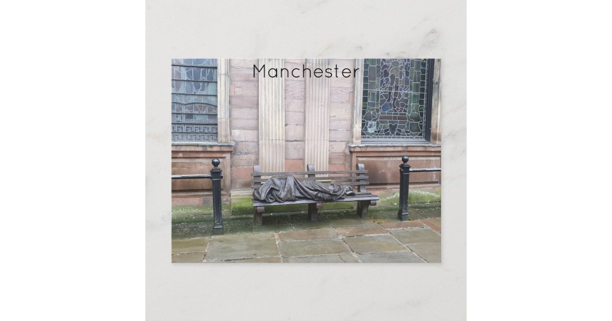 Homeless Jesus Statue Postcard | Zazzle