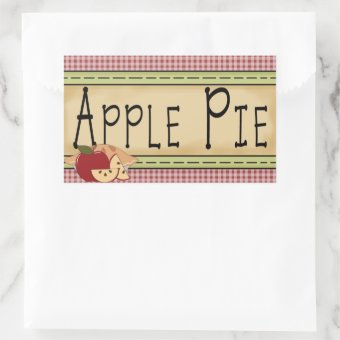 Homemade apple pie fun sticker | Zazzle