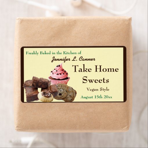 Homemade Baked Goods Assortment Packaging Label | Zazzle