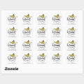 Homemade Banana Bread, hand lettered Square Sticker | Zazzle