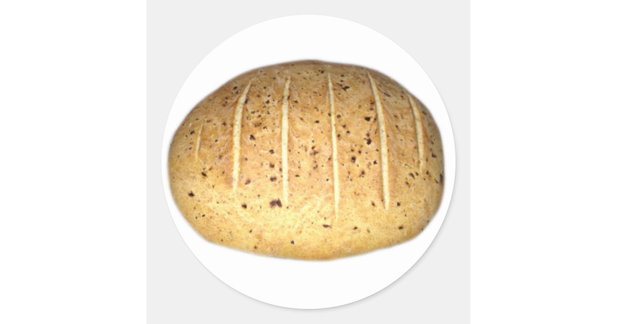 Homemade bread | classic round sticker | Zazzle