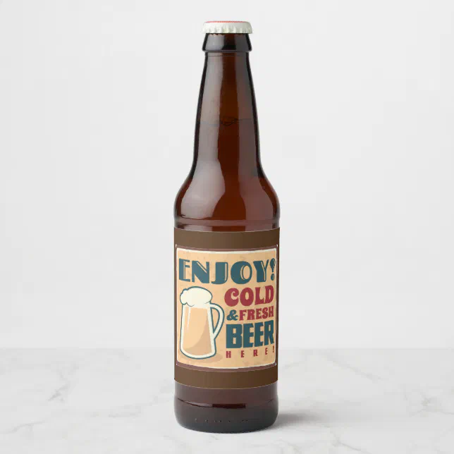 Homemade Brew Beer Bottle Label | Zazzle