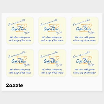 Homemade Chai Tea Gift Labels by YOU | Zazzle