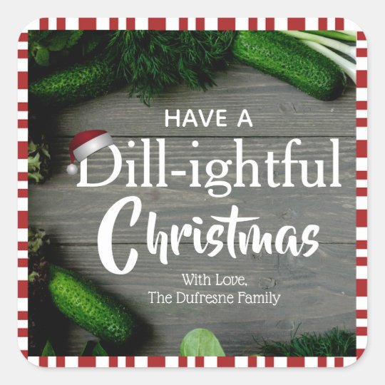 Homemade Christmas Pickles Label | Zazzle.com