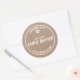 Homemade Cookie Butter Classic Round Sticker | Zazzle