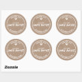 Homemade Cookie Butter Classic Round Sticker | Zazzle