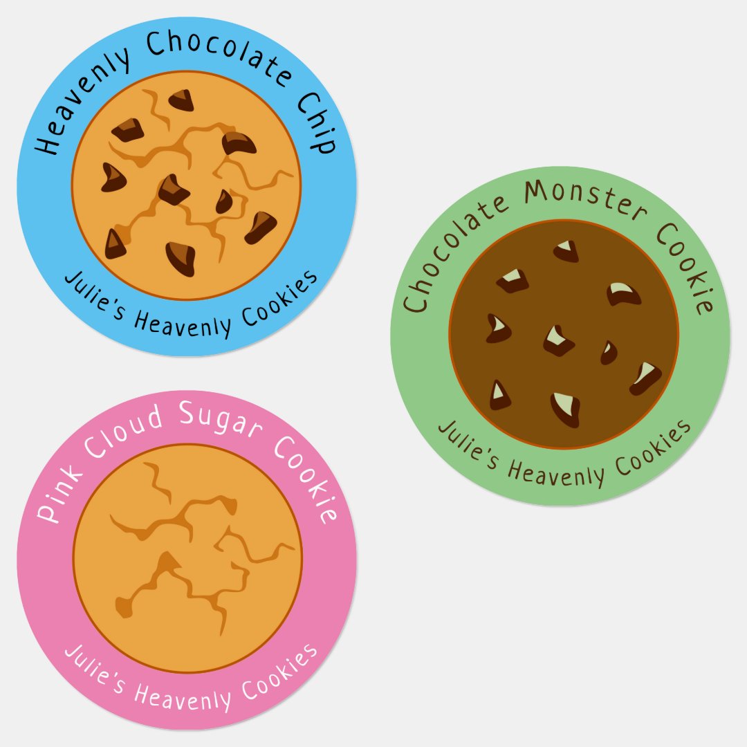 Homemade Cookies | Creative Packaging Ideas Labels | Zazzle