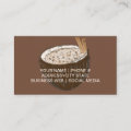 Homemade Coquito Hand Drawn Logo Business Card | Zazzle