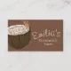 Homemade Coquito Hand Drawn Logo Business Card | Zazzle