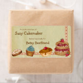 Homemade Desserts Personalized Labels | Zazzle