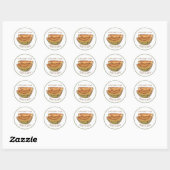Homemade Dosas Indian Masala Dosa Baked By Classic Round Sticker | Zazzle