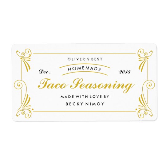 Homemade Food Labels - Baked Goods, Condiments | Zazzle.com