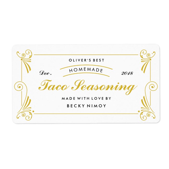 Homemade Food Labels - Baked Goods, Condiments | Zazzle.com
