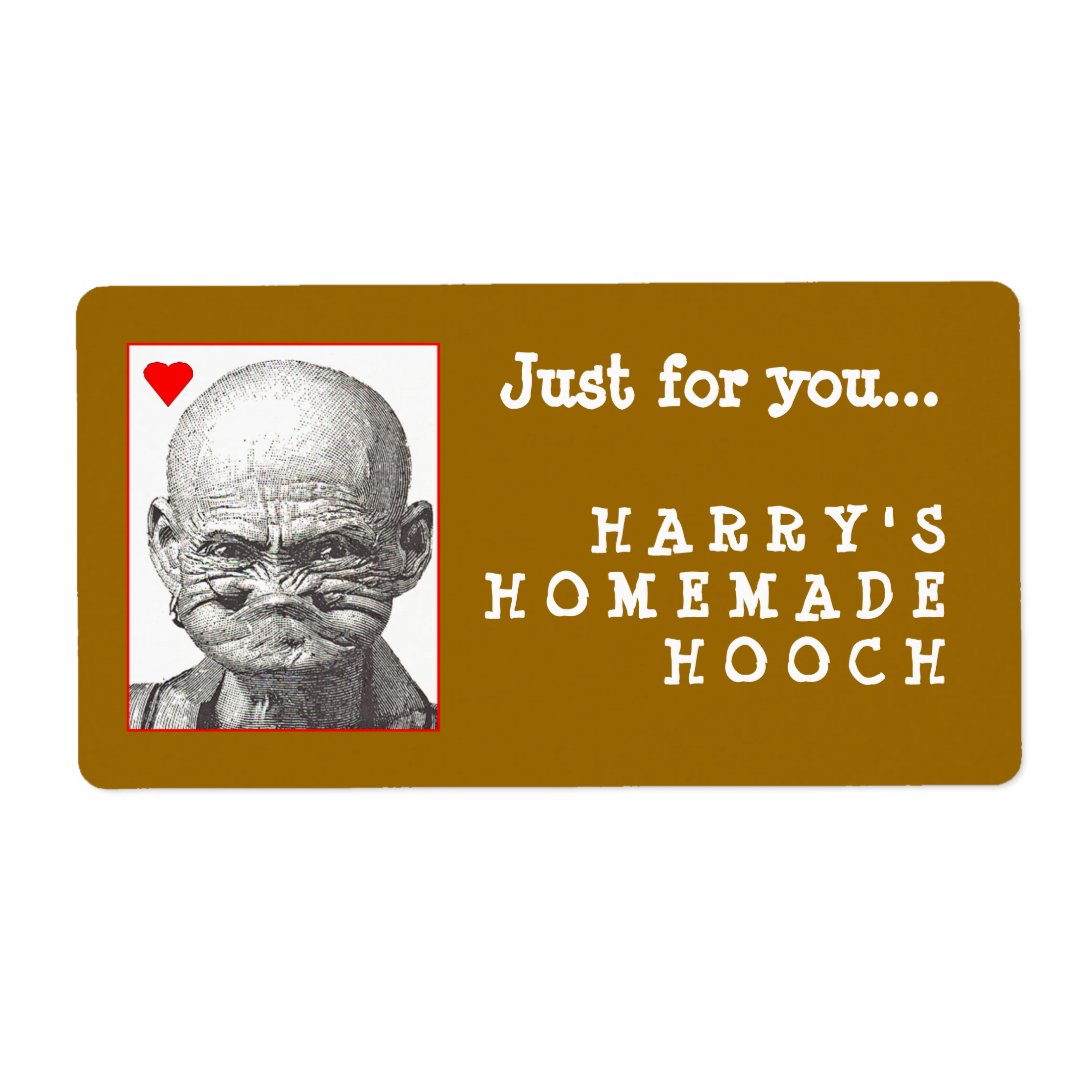Homemade Hooch label | Zazzle