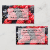 Homemade jams and chutneys professional business card | Zazzle
