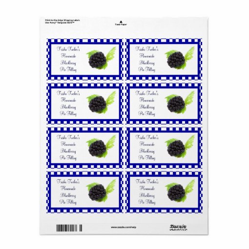 Homemade Jelly/Jam Label | Zazzle