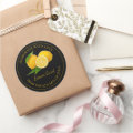 Homemade Lemon Curd Label | Black | Zazzle