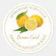 Homemade Lemon Curd Label | White | Zazzle