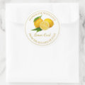 Homemade Lemon Curd Label | White | Zazzle