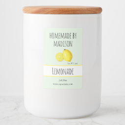 Homemade Lemonade Labels | Zazzle