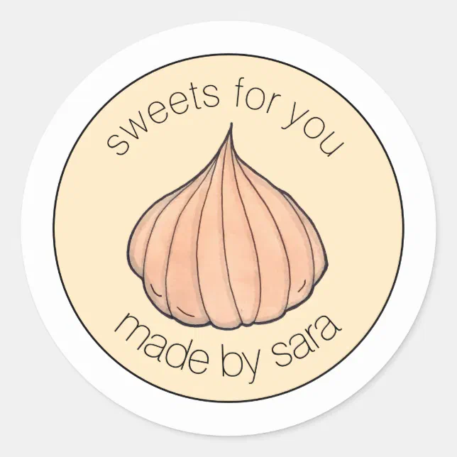 Homemade Modak Coconut Mithai Indian Sweet Classic Round Sticker | Zazzle