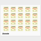 Homemade Oatmeal Raisin Cookie Label Stickers | Zazzle
