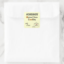 Homemade Oatmeal Raisin Cookie Stickers | Zazzle