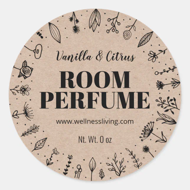 Homemade Room Spray Air Freshener Labels | Zazzle