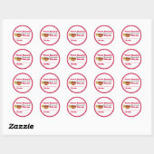 Homemade Salsa Canning Jar Lid Labels Stickers | Zazzle