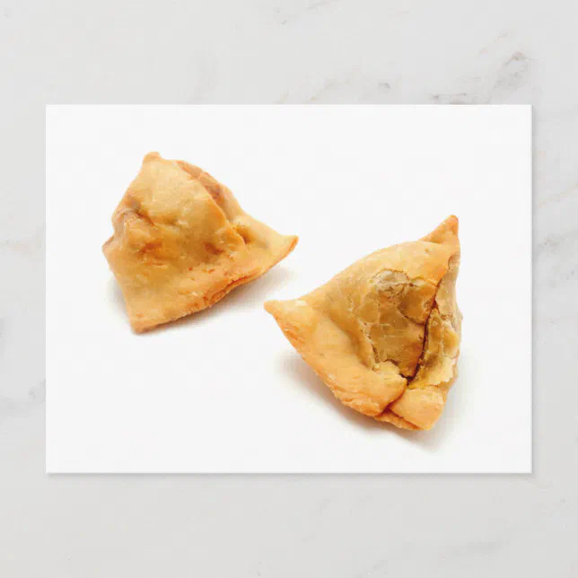 Homemade samosas postcard | Zazzle