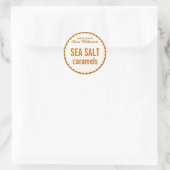 Homemade Sea Salt Caramel Label Template | Zazzle