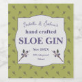 Homemade Sloe Gin label | Zazzle