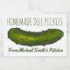 Homemade Sour Dill Green Kosher Pickles Canning Food Label | Zazzle