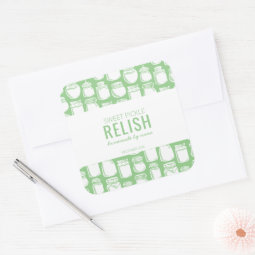 Homemade Sweet Pickle Relish Sticker | Zazzle