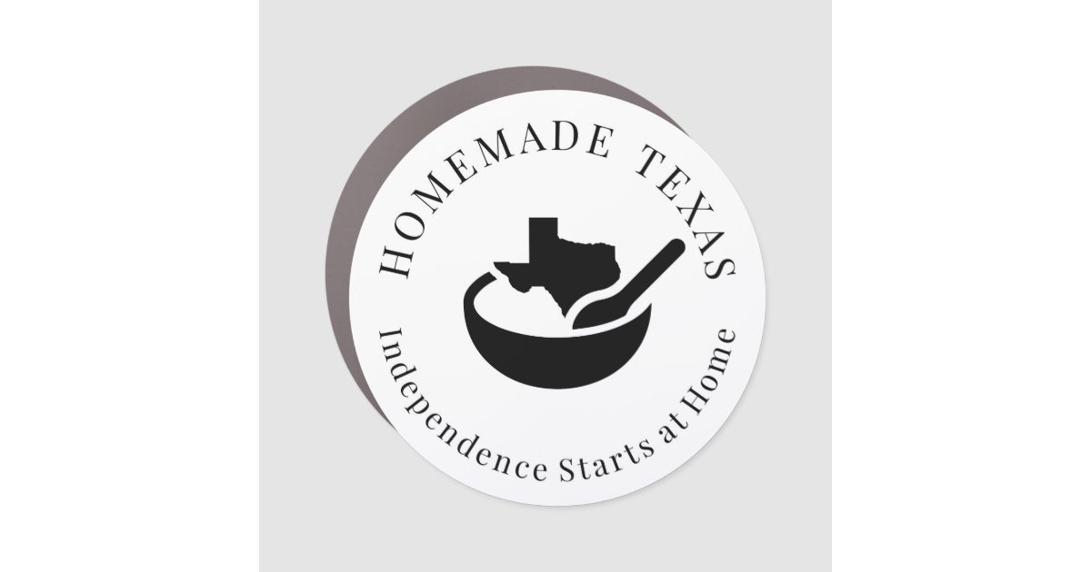 Homemade Texas car magnet | Zazzle