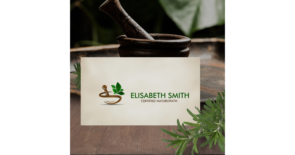 Homeopathy - Herbal Medicine Professional Business Card | Zazzle