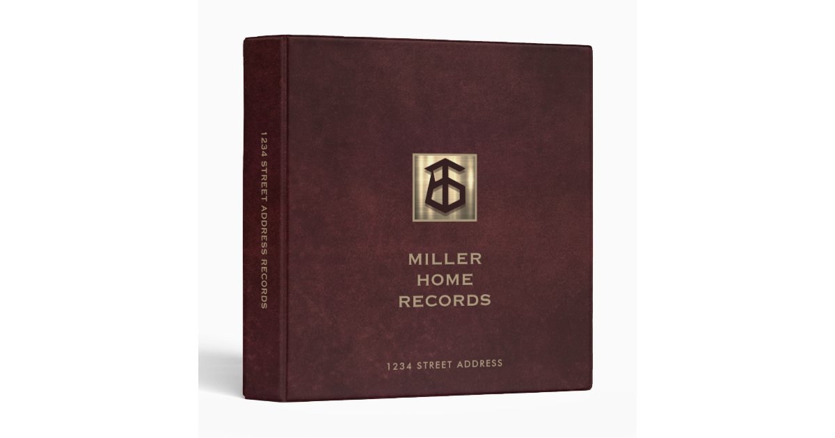 Homeowners Record Binder | Zazzle