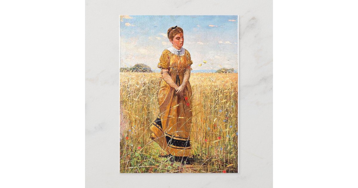 Homer - Coming through the Rye Postcard | Zazzle