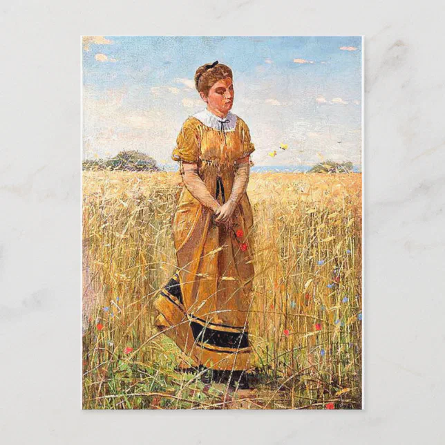 Homer - Coming through the Rye Postcard | Zazzle