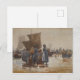 Homer Fisherfolk on the Beach at Cullercoats Postcard | Zazzle