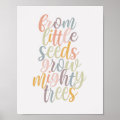 Homeschool Motivational Quote Pastel Colors Art Poster | Zazzle