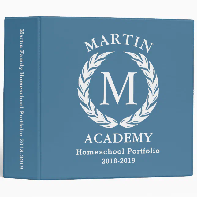 Homeschool Portfolio Binder Organizer, personalize | Zazzle
