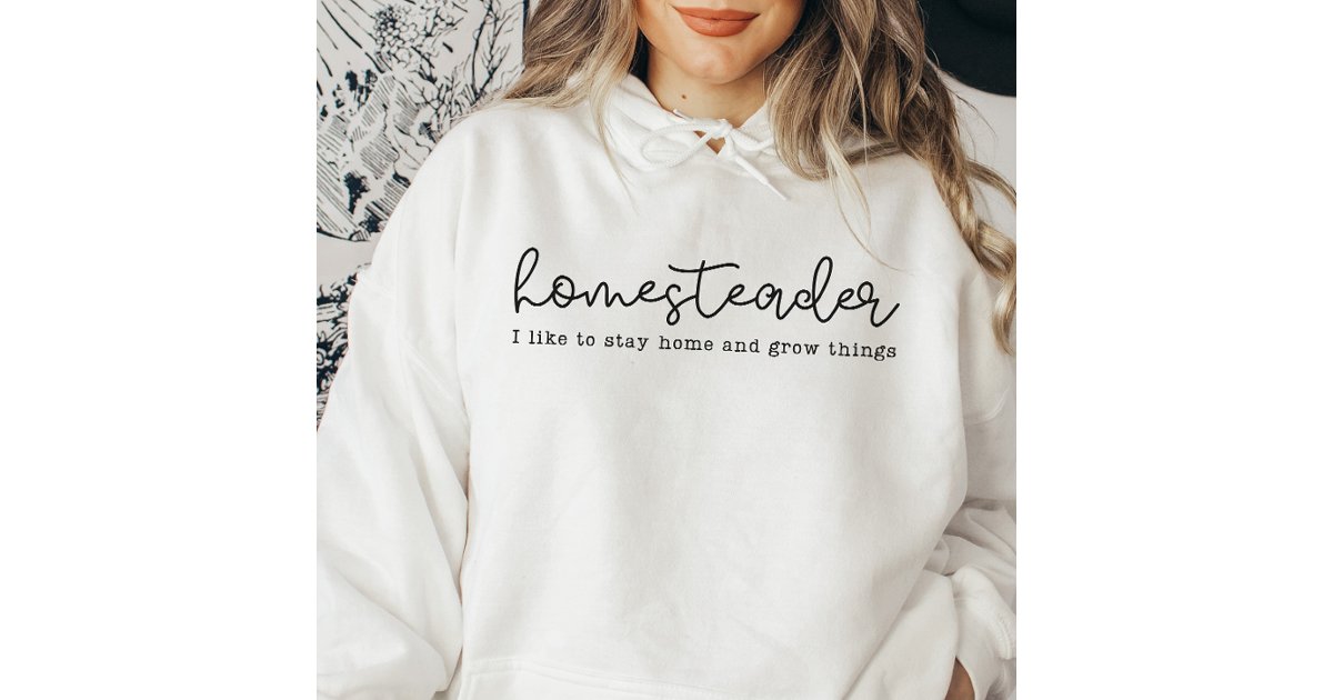 Homesteader Mom Homesteading Mama Hoodie | Zazzle
