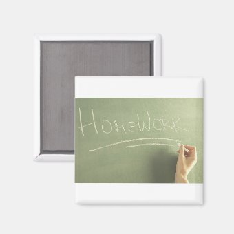 Homework Banner Magnet | Zazzle