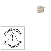 Homework Incomplete Teachers Rubber Stamp | Zazzle